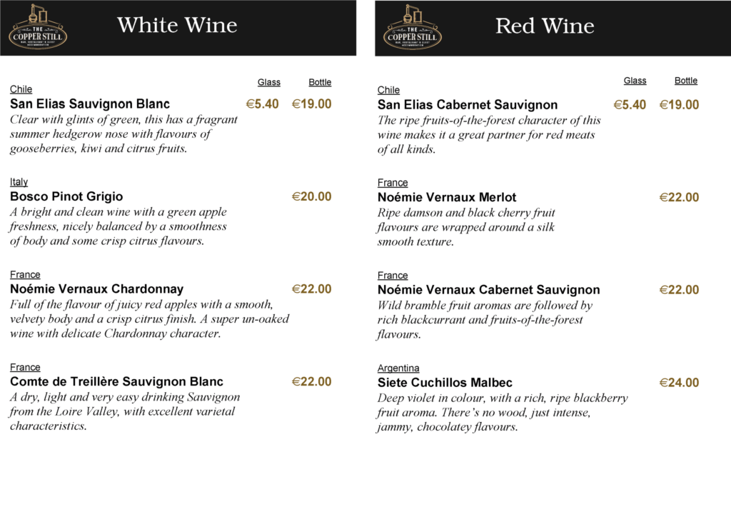 The Copper Still Bar – Bar, Restaurant, and Guest Accommodation